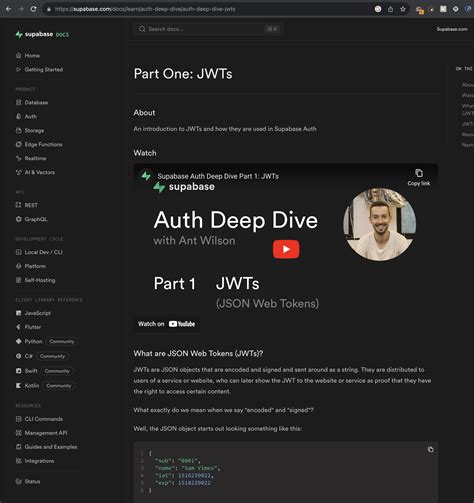 Bug Docs Side Menu Broken For Auth Deep Dives · Issue 18657