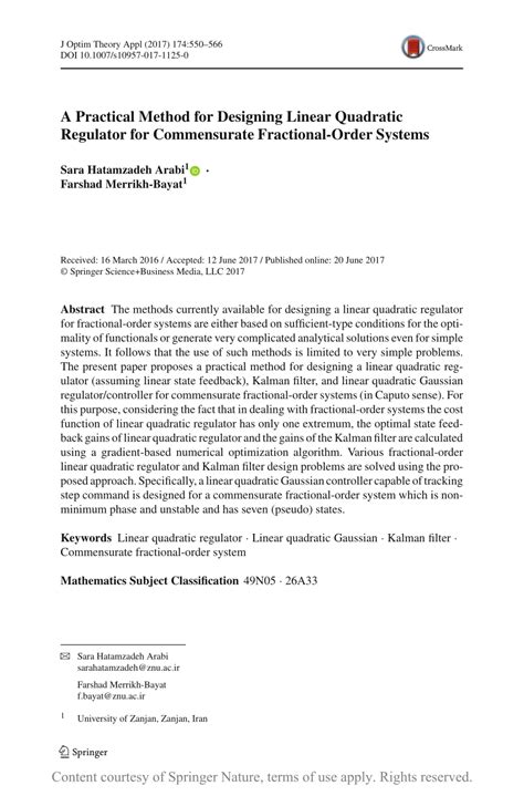 A Practical Method For Designing Linear Quadratic Regulator For Commensurate Fractional Order