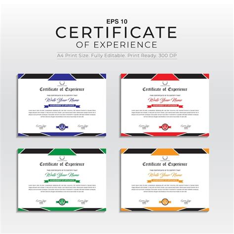 Premium Vector Certificate Design