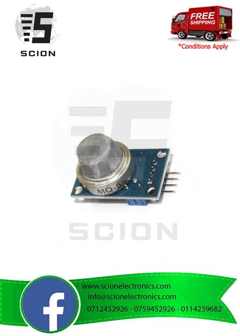 Mq5 Gas Sensor Module Lpg Natural Gas Town Gas Methane Butane Propane Scion Electronics