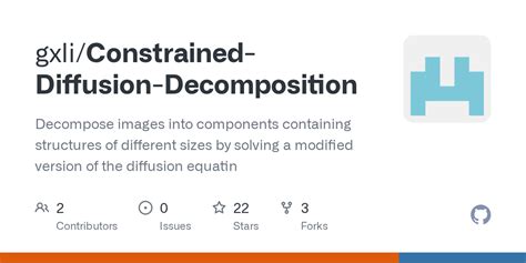 Constrained Diffusion Decompositionexampleipynb At Main · Gxli