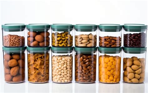 Premium Photo Durable Stackable Plastic Storage Containers On White Background