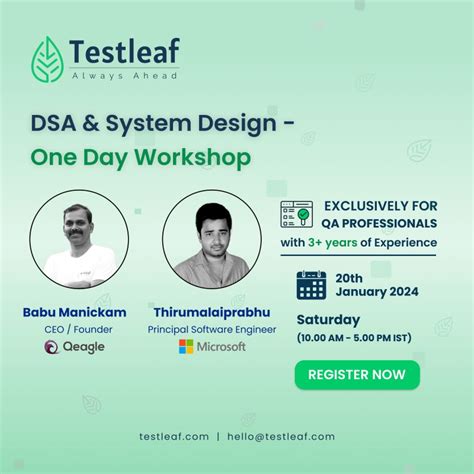 Testleaf Software Solutions Private Limited On Linkedin Testleaf Dsa Softwaretesting