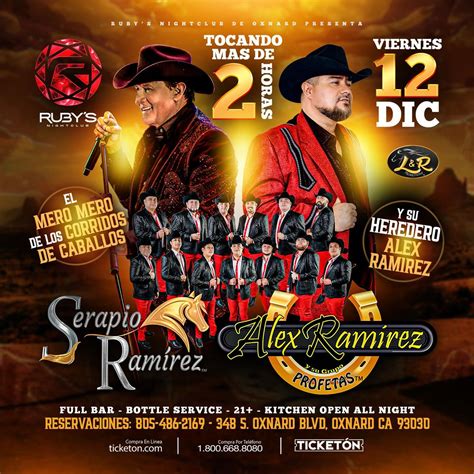 Rubys 🔥 Rubys Nightclub Presenta Serapio Ramírez Y Alex Ramírez 🔥