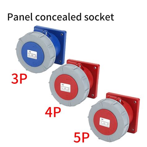 Industrial Plug And Socket 3p 4p 5pin Electrical C Grandado