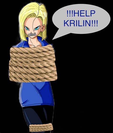 Android 18 Gagged By Cesarcanty On Deviantart