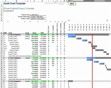 Excel Simple Gantt Chart Template Excel Templates