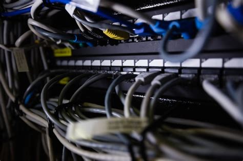 Premium Photo Close Up Of Ethernet Connected In Socket