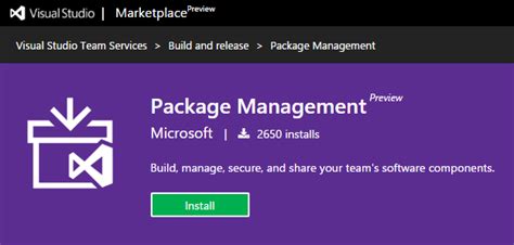 Private Nuget Servers Vs Team Services Package Management Beerandserversdontmix
