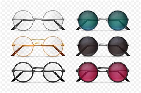 Round Glasses Clipart