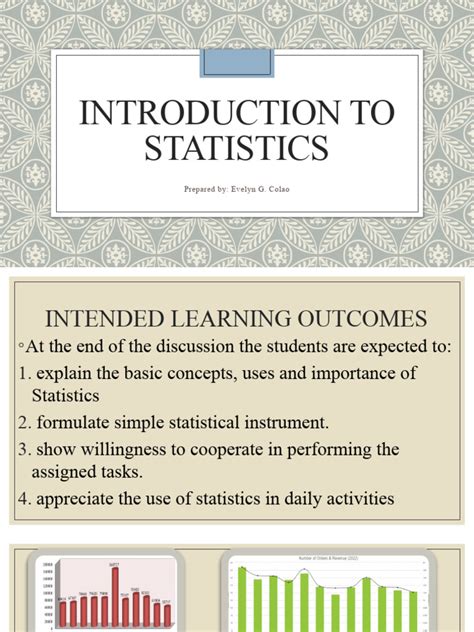 Introduction To Statistics Pdf Statistics Data