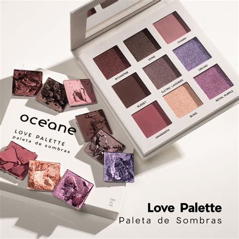 Paleta De Sombras Love Palette Océane Limited 20g Océane