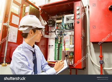 Industrial Fire Control Systemfire Alarm Controller Stock Photo Shutterstock