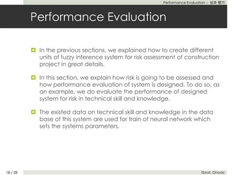 Risk Assessment Of Construction Projects Using Network Based Adaptive Fuzzy System Pptx