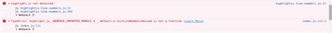 Highlightjs Not Detected · Issue 78 · Wcoderhighlightjs Line Numbersjs · Github