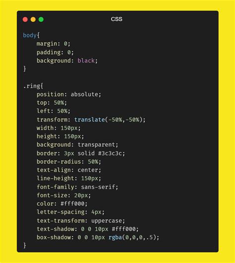 Tutorial Membuat Animasi Glowing Loader Ring Di Html Dan Css
