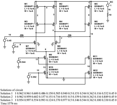 Applied Sciences Free Full Text A Spice Oriented Method For Finding Multiple Dc Solutions In