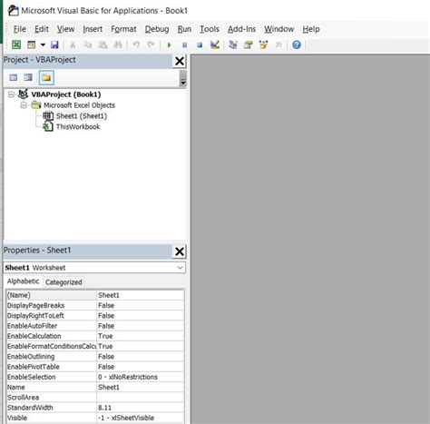 Excel Vba Visual Basic For Application Tutorial