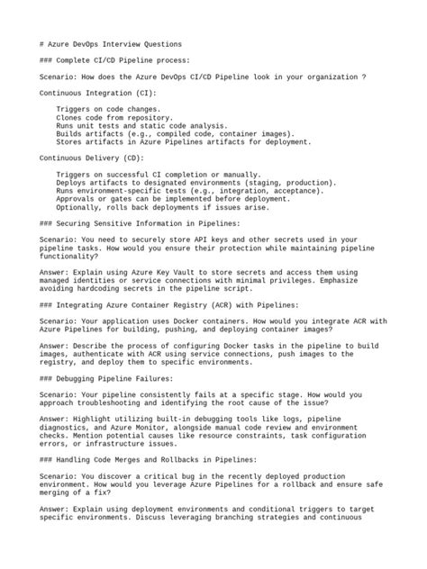 Docker Scenario Based Questions Pdf Computer Science Computing