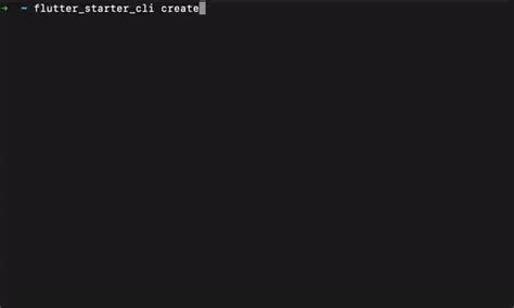 Flutter Starter CLI GeekyAnts