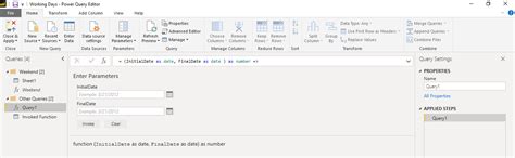 Date Ignoring Blanks In Power Bi Query Invoke Custom Function Stack Overflow