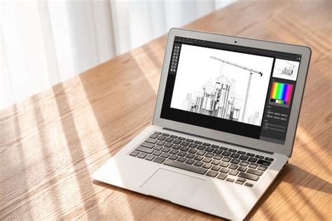 Aplicación De Software Moderna De Diseño Arquitectónico Para Empresas De Arquitectos Foto Premium