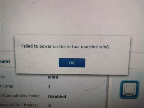 Virtual Machine Manager Vm Cannot Open Synology Packages Xpenology Community