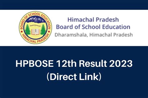 Hpbose 12th Result 2023 Result Exam Topper List Careerguide
