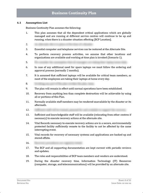 Iso 22301 Bcms Plan Template Iso Templates And Documents Download