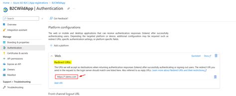 Add Wildcard Urls In The Azure Ad App Redirect Url Stack Overflow