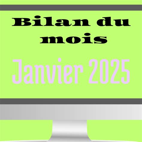 Bilan Du Mois De Janvier 2025