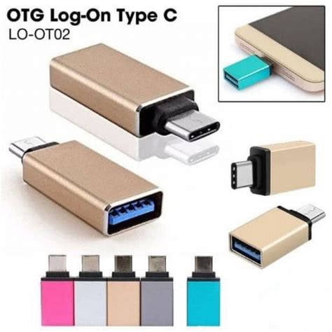 Jual Usb 3 0 Otg Type C Metal Jack Adapter Sambungan Flashdisk Ke Hp Smartphone Shopee Indonesia