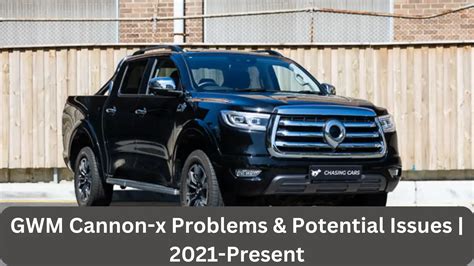 Gwm Cannon X Problems And Potential Issues 2021 Present