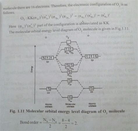 O2 Orbital Diagram