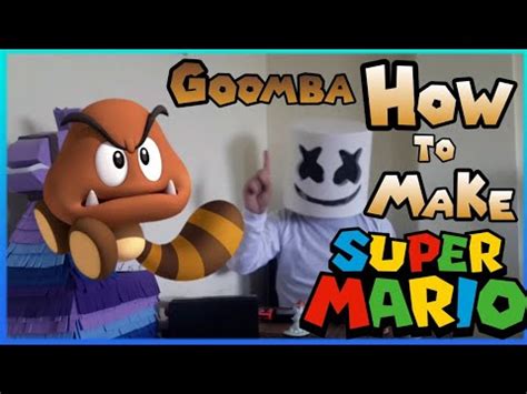 Como Hacer A Goomba De Super Mario Maker How To Make Goomba Super