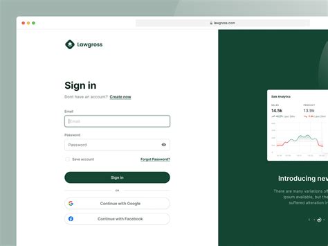 sign up sign in page by slick on dribbble
