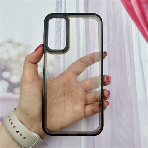 قاب گوشی Galaxy A24 سامسونگ متال کیس پیکسل Pixel شفاف دور سیلیکونی رنگ