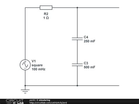 C Simulering CircuitLab