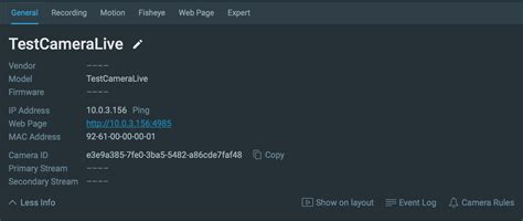 Camera Tag When Using Api Network Optix