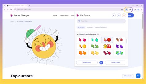 Prosty Niestandardowy Pakiet Kursorów Dla Chrome I Windows