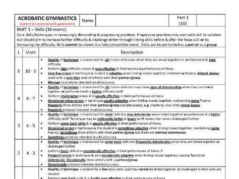 GCSE PE Practical Assessment Sheets Teaching Resources GCSE PE Practical Assessment Sheets Teaching Resources