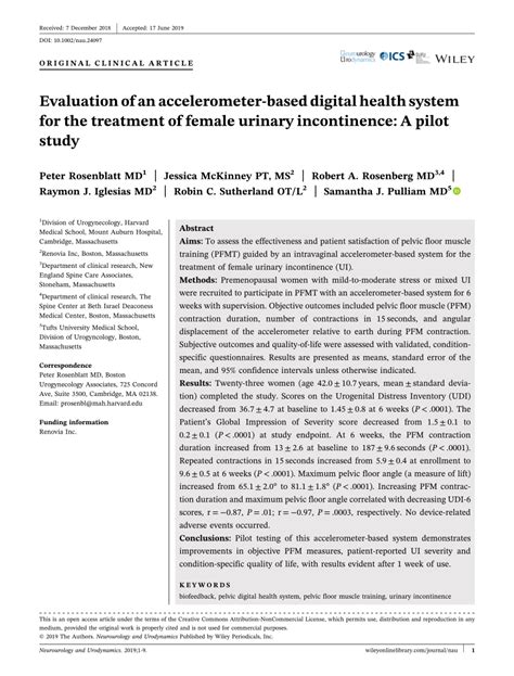 Pdf Evaluation Of An Accelerometer‐based Digital Health System For