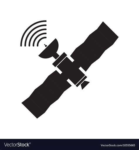 Gps Satellite Royalty Free Vector Image VectorStock