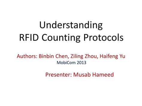 Understanding Rfid Counting Protocolsppt
