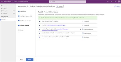 제어 센터 과거의 대용량 데이터 모니터링 power automate microsoft learn