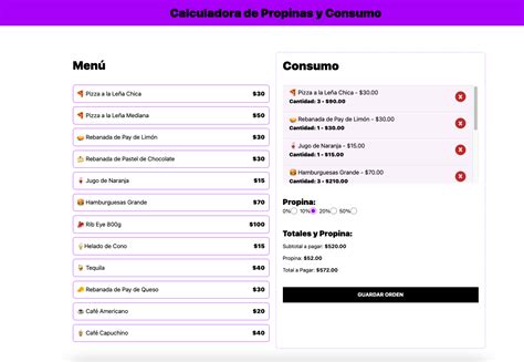Github Urian121calculadora De Propinas Con React Y Typescript Calculadora De Propinas