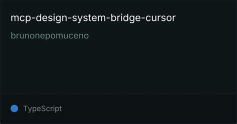 MCP Design System Bridge Glama