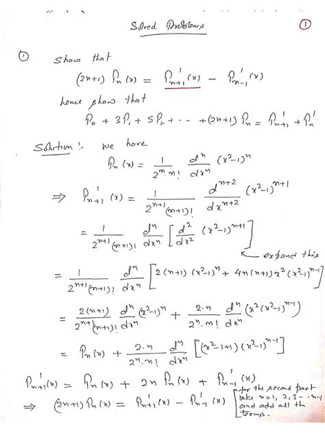 Solved Problems Legendre Polynomials Pdf