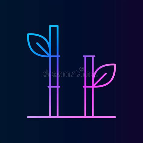 Tree Bamboo Nolan Icon Simple Thin Line Outline Vector Of Treeicons For Ui And Ux Website Or