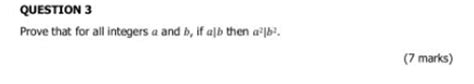 Solved Prove That For All Integers A And B If Ab Then Chegg Com